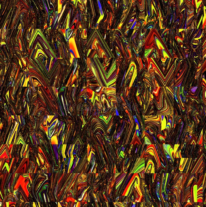 Abstract and Contemporary Patterned Digital Art Design Stock Image ...
