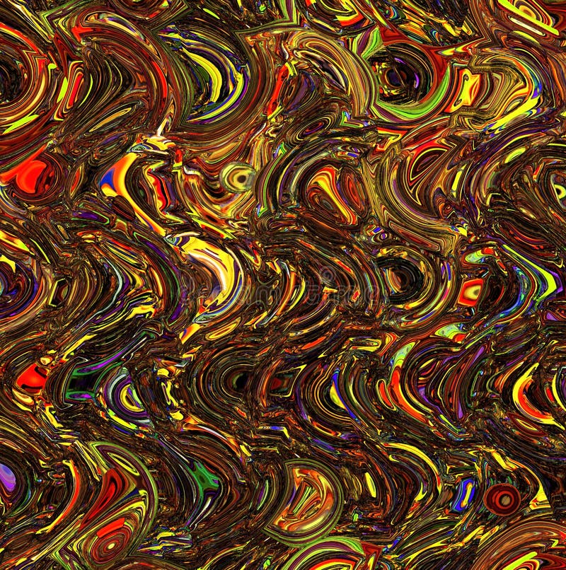 Abstract and Contemporary Patterned Digital Art Design Stock Image ...