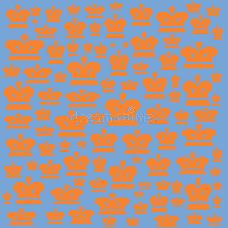 Abstract and Contemporary Digital Art Seamless Crown Design Stock ...