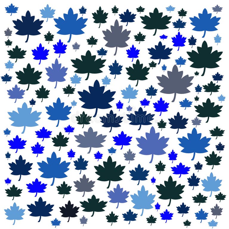 Abstract and Contemporary Seamless Maple Leaf Pattern Stock ...