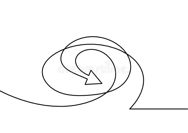 Continuous Circle Arrows Stock Illustrations – 156 Continuous Circle ...