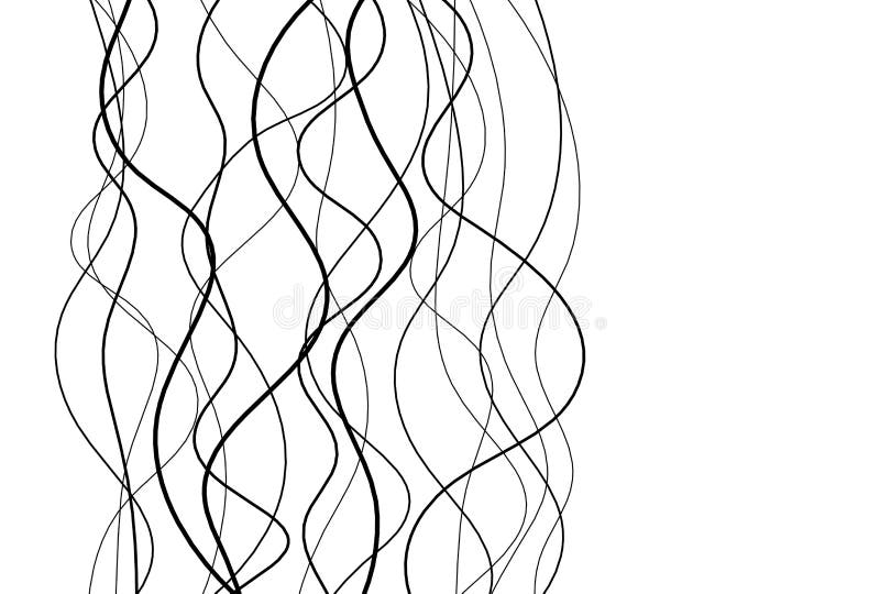 Abstract Continuous Vertical Lines Drawings As Background Stock Vector ...