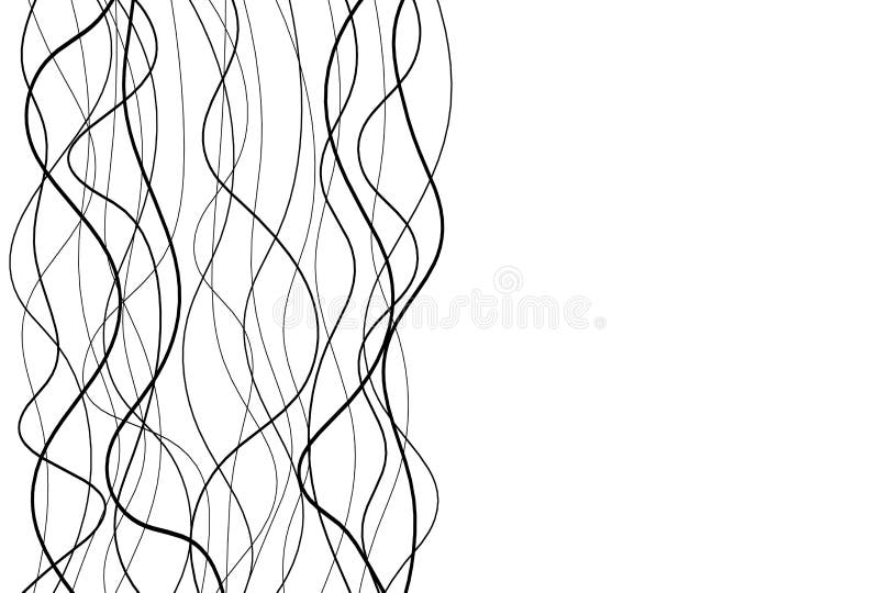 Abstract Continuous Vertical Lines Drawings As Background Stock Vector ...
