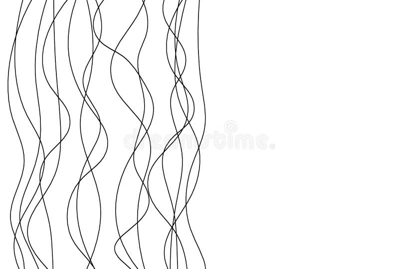 Abstract Continuous Vertical Lines Drawings As Background Stock Vector ...