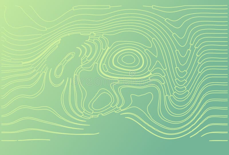 Abstract Contour Line Pattern Background Stock Illustration ...