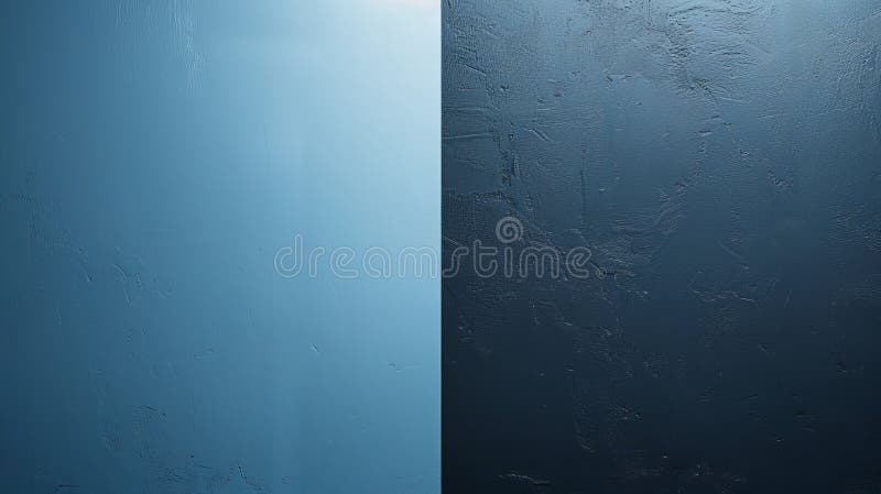 Abstract Contrast Background: Minimalist Split Blue & Grey Static Stock ...