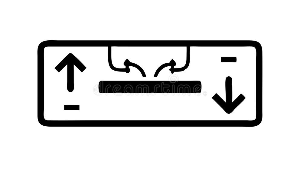 Abstract Control Panel or User Interface Vector Icon, Vector Design ...