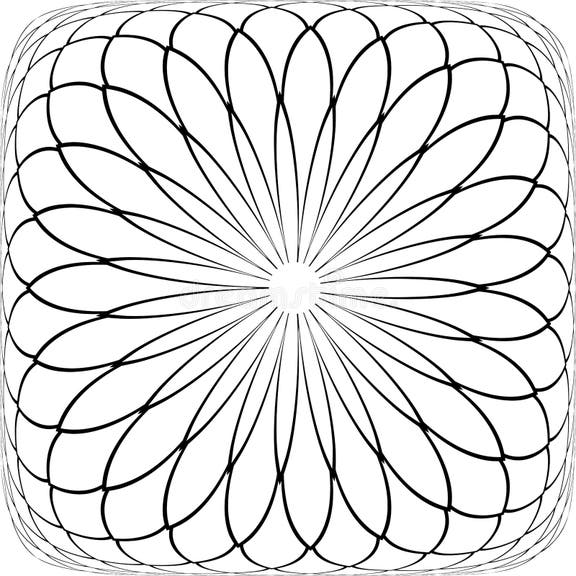 Abstract Convex Geometric Pattern. Latticed Texture Stock Vector ...