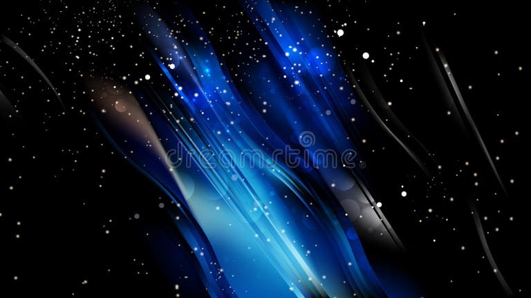 Abstract Cool Blue Lights Background Design Stock Vector - Illustration ...