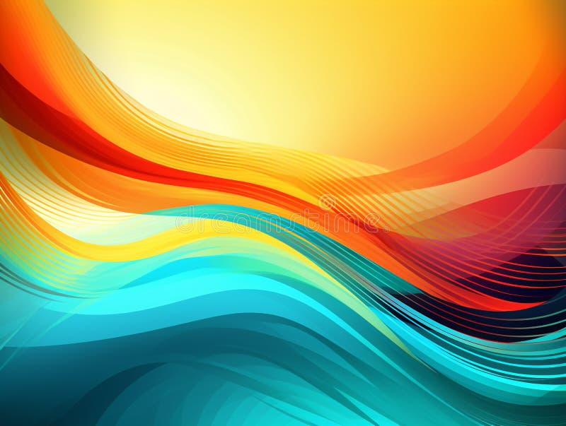 Abstract Cool Curves Trendy Background Stock Illustration ...