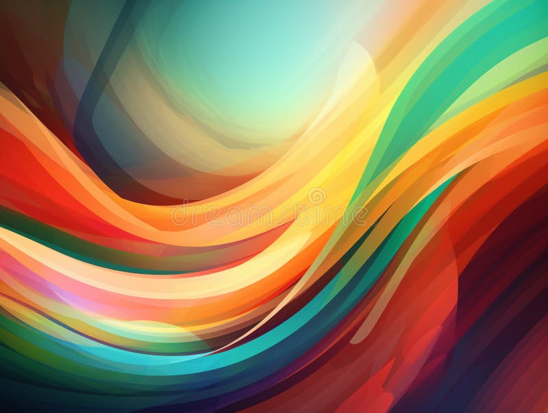 Abstract Cool Curves Trendy Background Stock Illustration ...