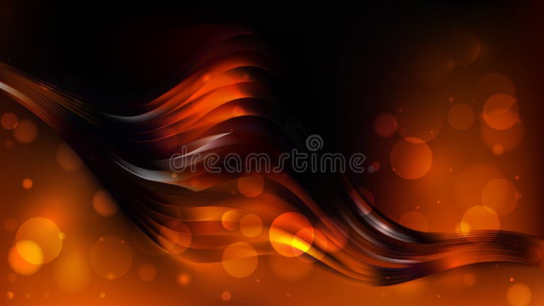 Abstract Cool Orange Defocused Background Image Stock Vector ...