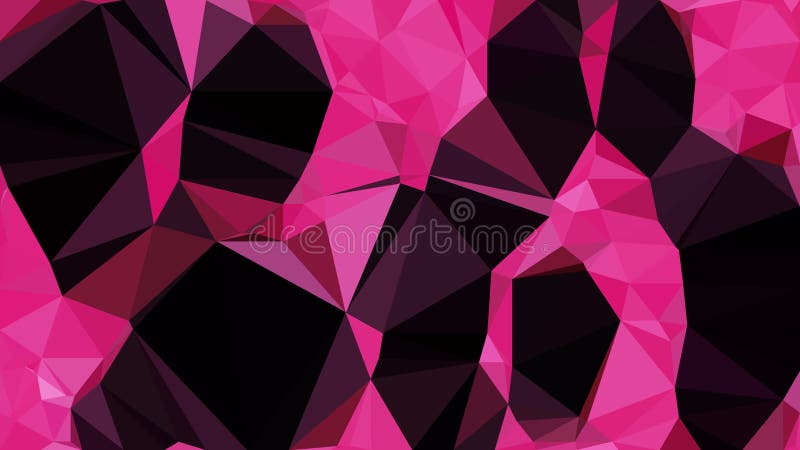 Hot Pink Polygon Triangle Background Vector Image Stock Vector ...