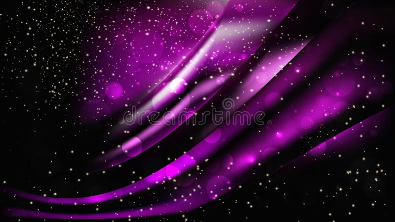 Abstract Cool Purple Defocused Lights Background Image Stock Vector ...