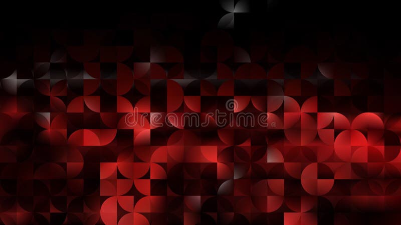 Abstract Cool Red Quarter Circles Background Illustration Stock Vector ...