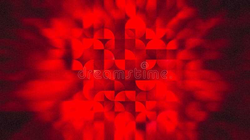 Abstract Cool Red Quarter Circles Background Image Stock Illustration ...