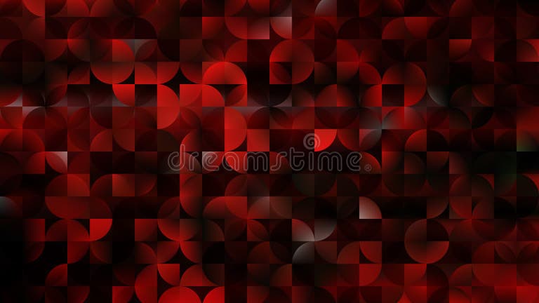Abstract Cool Red Quarter Circles Background Vector Illustration Stock ...