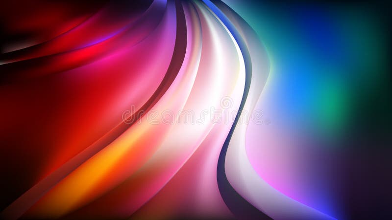 Abstract Cool Wavy Background Vector Stock Vector - Illustration of ...