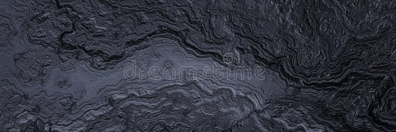 Abstract Cooled Lava Background. Basalt Rock Texture Stock Illustration ...