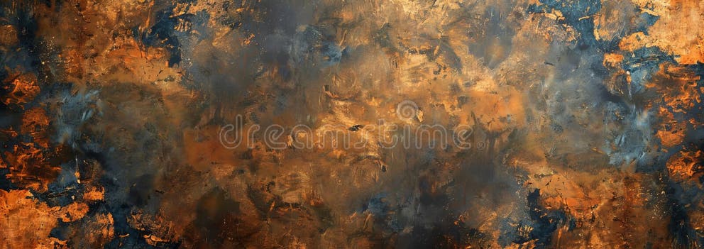 Abstract Copper and Blue Textured Background. Modern, Rustic Design ...