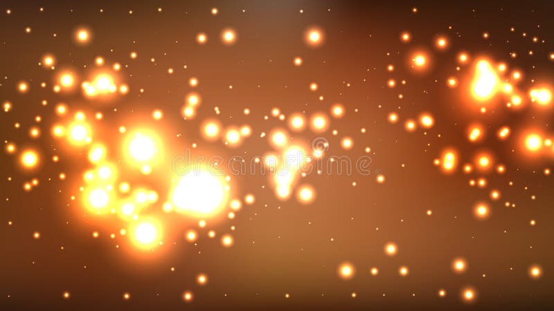 Abstract Copper Color Blur Lights Background Stock Vector ...