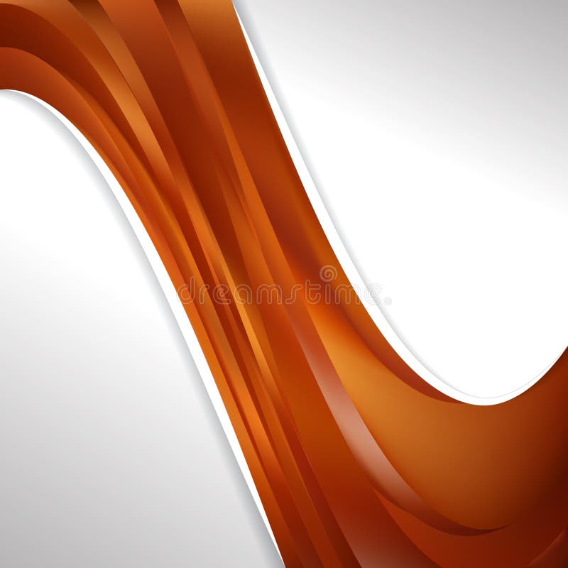 Abstract Copper Color Wave Business Background Design Template Stock ...