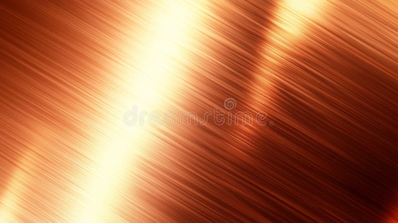 An Abstract Copper Colored Background Metallic Surface with Shiny Light ...