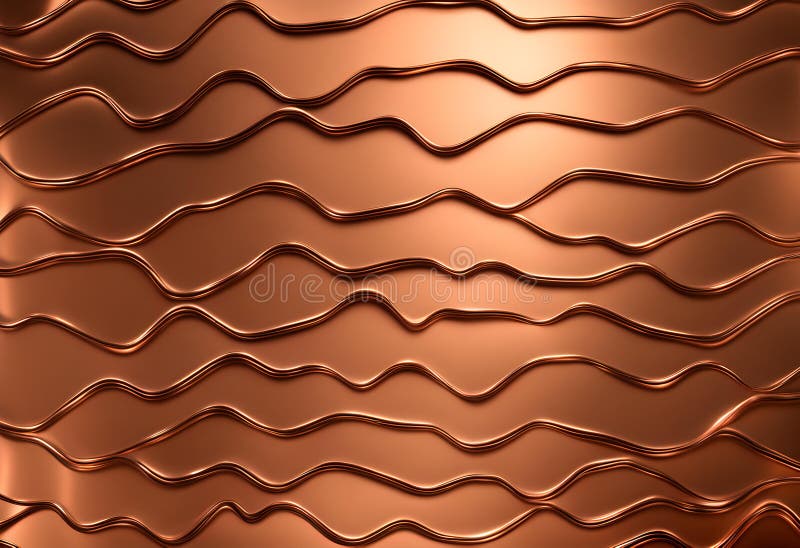 Abstract Copper Metal Background Stock Illustration - Illustration of ...
