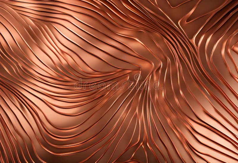 Abstract Copper Metal Background Stock Illustration - Illustration of ...