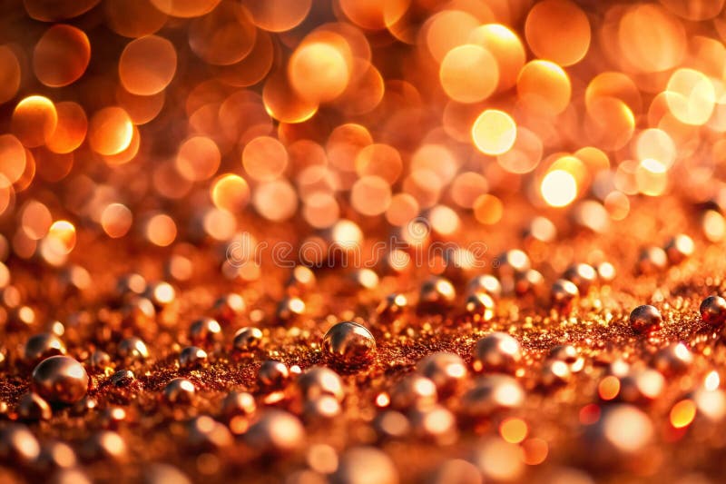 Abstract Copper Metal Texture Background with Bokeh Lights a Stunning ...