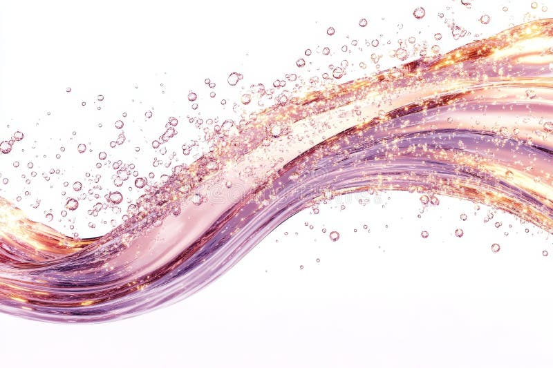 An Abstract Copper Oak Leaf Splash. Stock Image - Image of food, wave ...