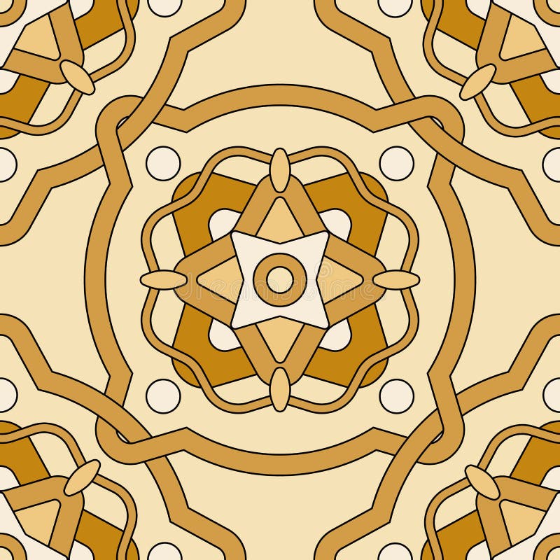 Abstract Copper Seamless Pattern Stock Vector - Illustration of ...