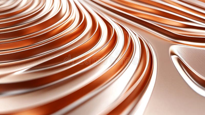Abstract Copper Texture with a Smooth, Circular Pattern, Ideal for ...