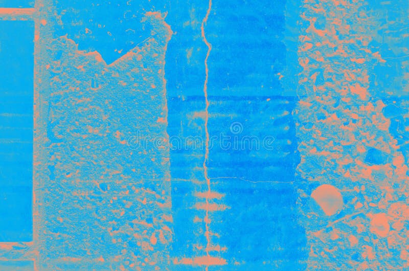 Abstract Coral and Blue Color Texture Background with Copy Space for ...