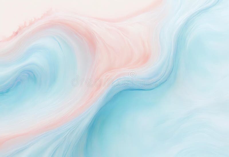 An Abstract, Coral, Blue Fluid Texture Wave Background Stock ...