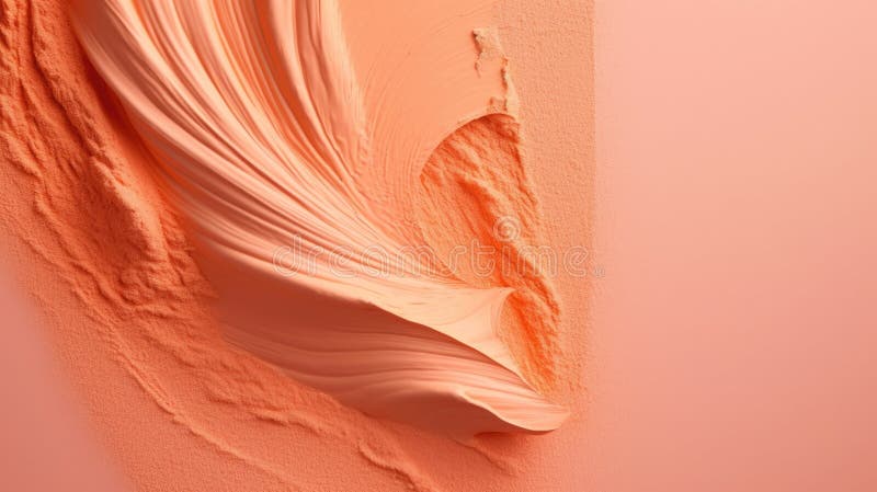 Abstract Coral Peach Paint Texture Artistic Modern Background. Stock ...
