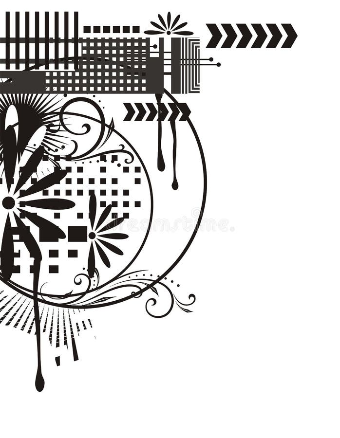 Abstract Corner Pattern stock vector. Illustration of linear - 95483343