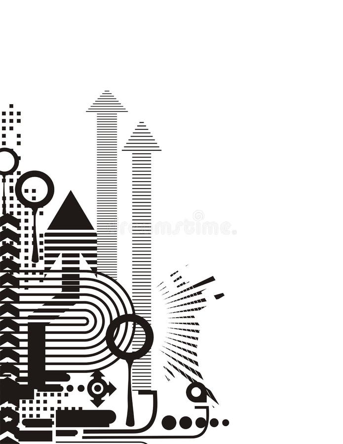 Abstract Corner Pattern stock vector. Illustration of linear - 95483343