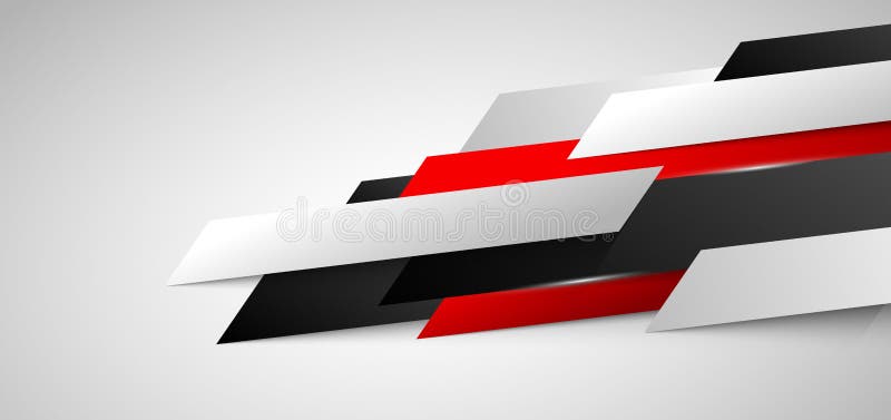 Red And White Technology Background