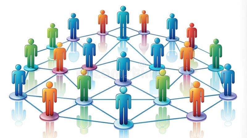 Abstract Corporate Structure: a Visual Representation of Business ...