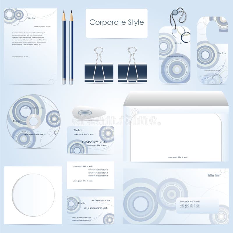 Abstract corporate style stock vector. Illustration of leaflet - 67870768