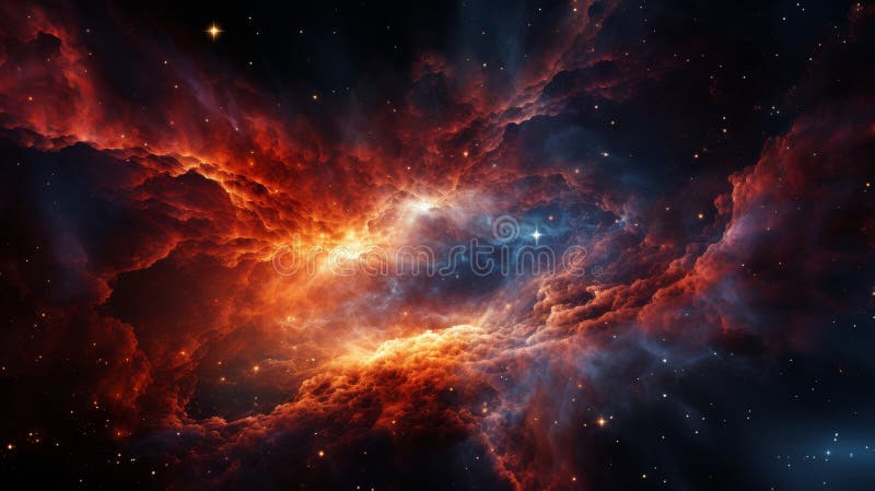 Abstract Cosmic Art stock image. Image of colorful, color - 306196553