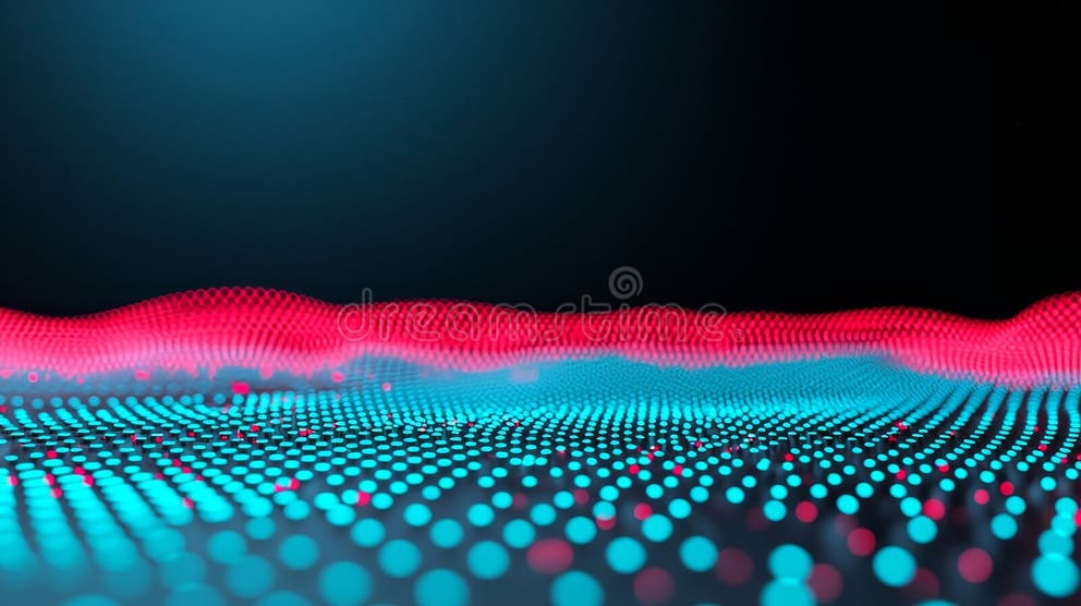 An Abstract Cosmic Backdrop Featuring Dispersed Particles in the Dark ...