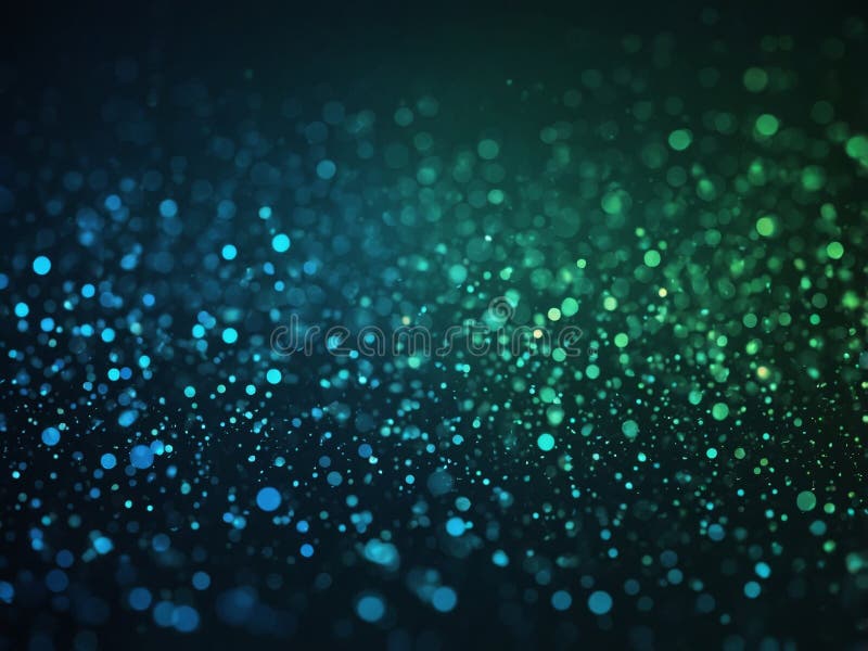 Abstract Cosmic Background with a Gradient of Blue and Green Hues ...