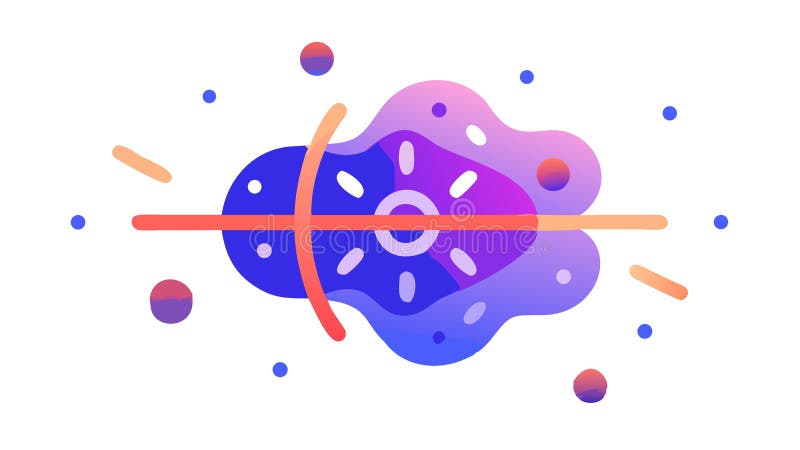 Abstract Cosmic Collision or Energy Burst, Colorful Space Explosion ...