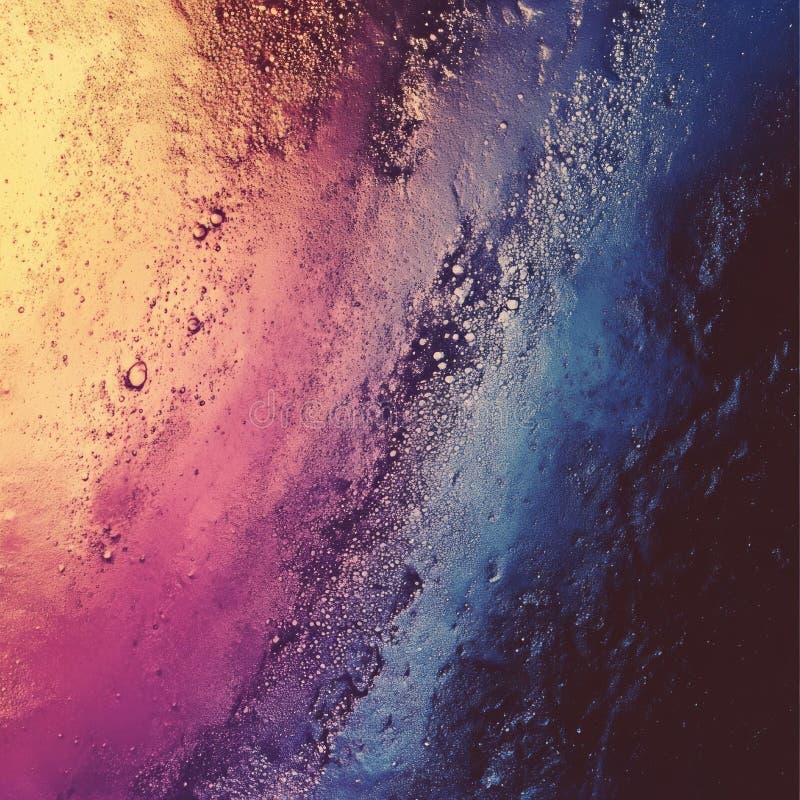 Abstract Cosmic Gradient with Vibrant Colors and Textures Stock ...
