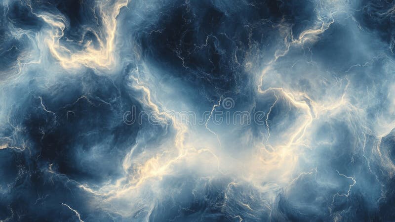 Abstract Cosmic Nebula Background with Blue and Gold Hues Stock ...