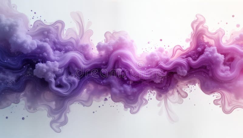 Abstract Cosmic Nebula Cloud Texture in Shades of Purple, Pink. Fluid ...
