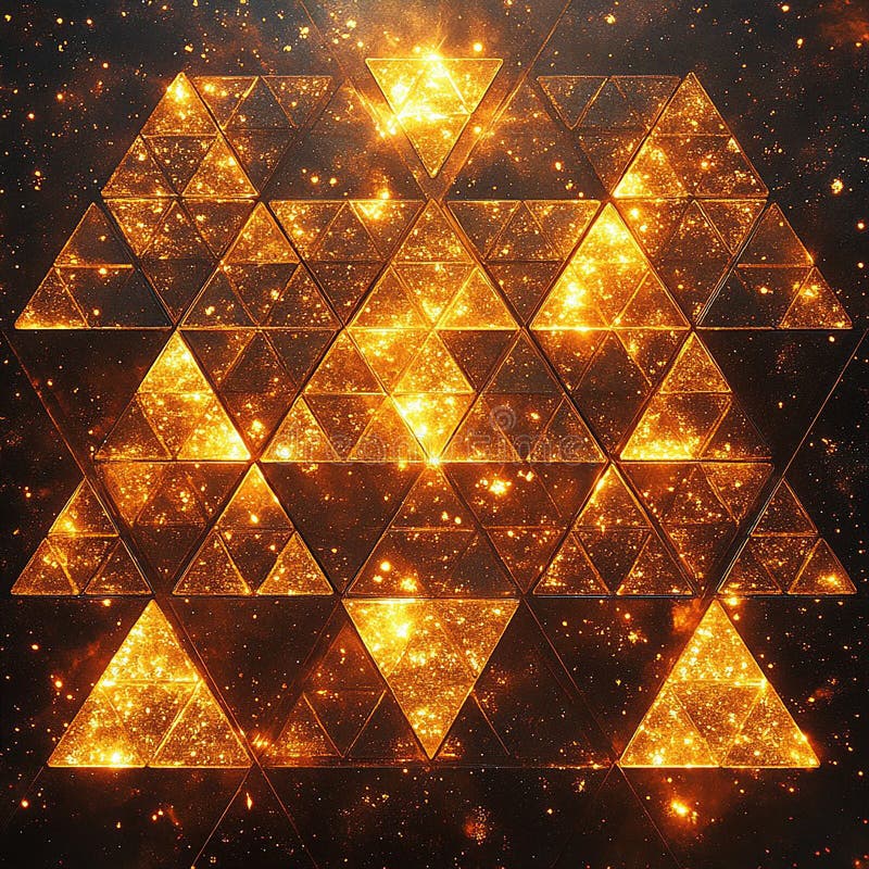 Abstract Cosmic Pattern of Golden Triangles in a Stellar Universe ...