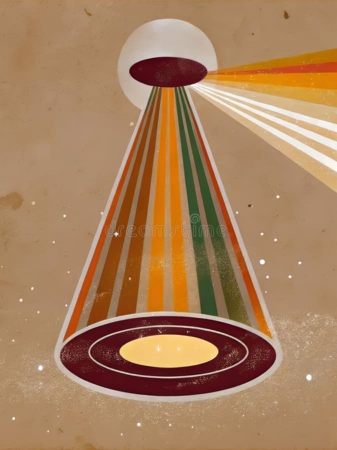 Abstract Cosmic Rays and Planetary Orbits Artwork Stock Image - Image ...